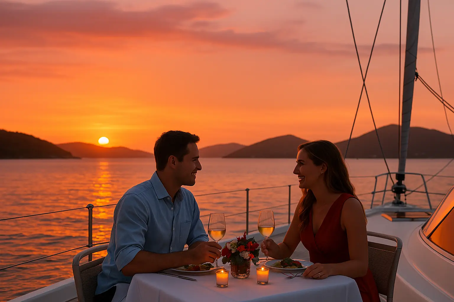 Romantic Dinner Charters In The BVI - Island Time BVI Newsroom